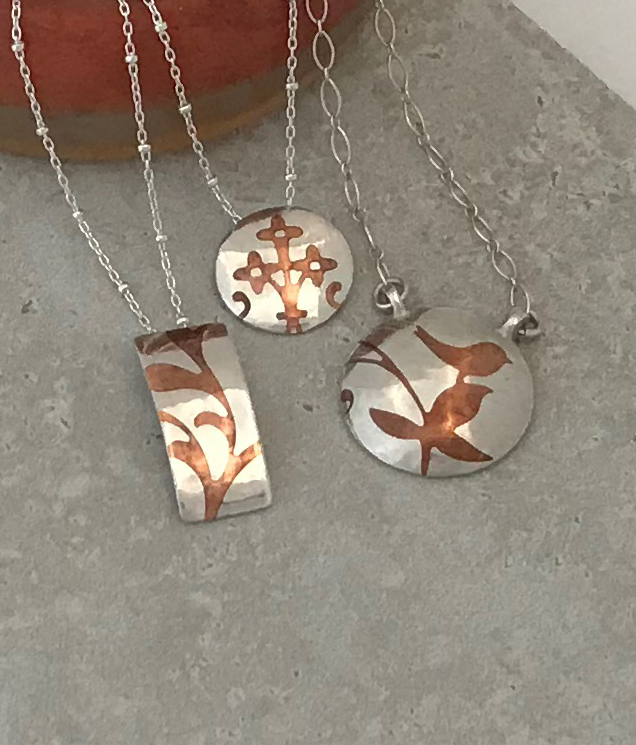 Mixed Metal Pendant: Learn to Create and Inlay a Copper Design in Fine ...