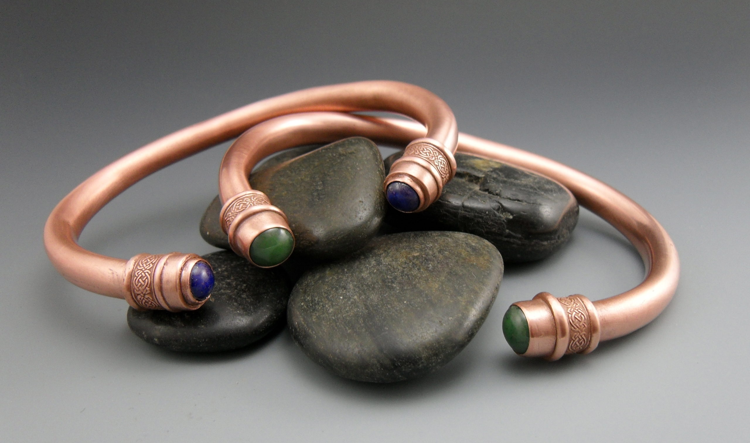 Crafting Copper Clay Torc Bracelets - Craftcast
