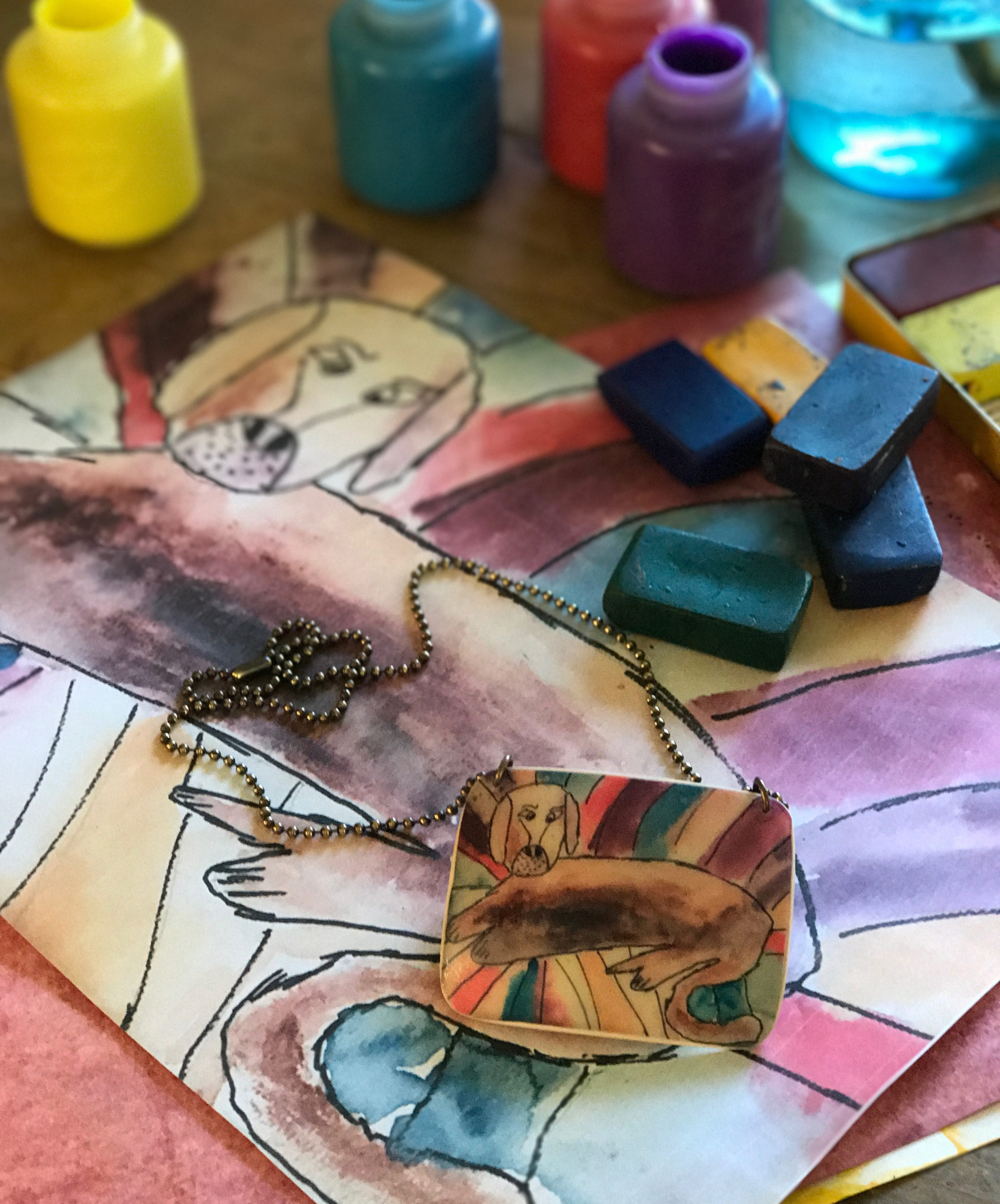 Creating Polymer Jewelry from your Colored Artwork - Craftcast