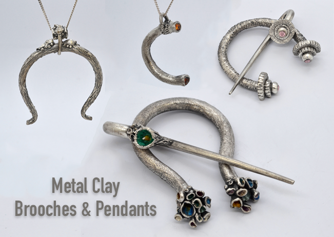 Learn to make Brooches and Pendants in Metal Clay - Craftcast