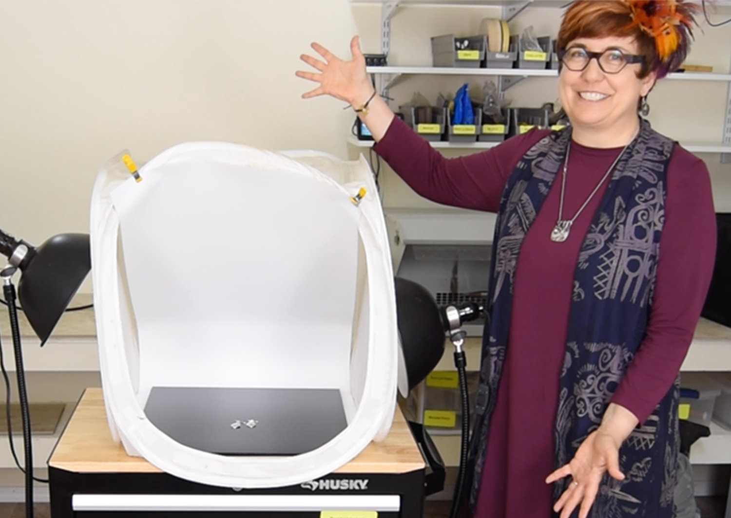 Setting Up a Rolling Cart Photo Booth - Craftcast